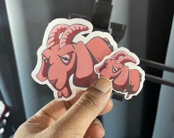 Angry Goat Stickers | Etsy