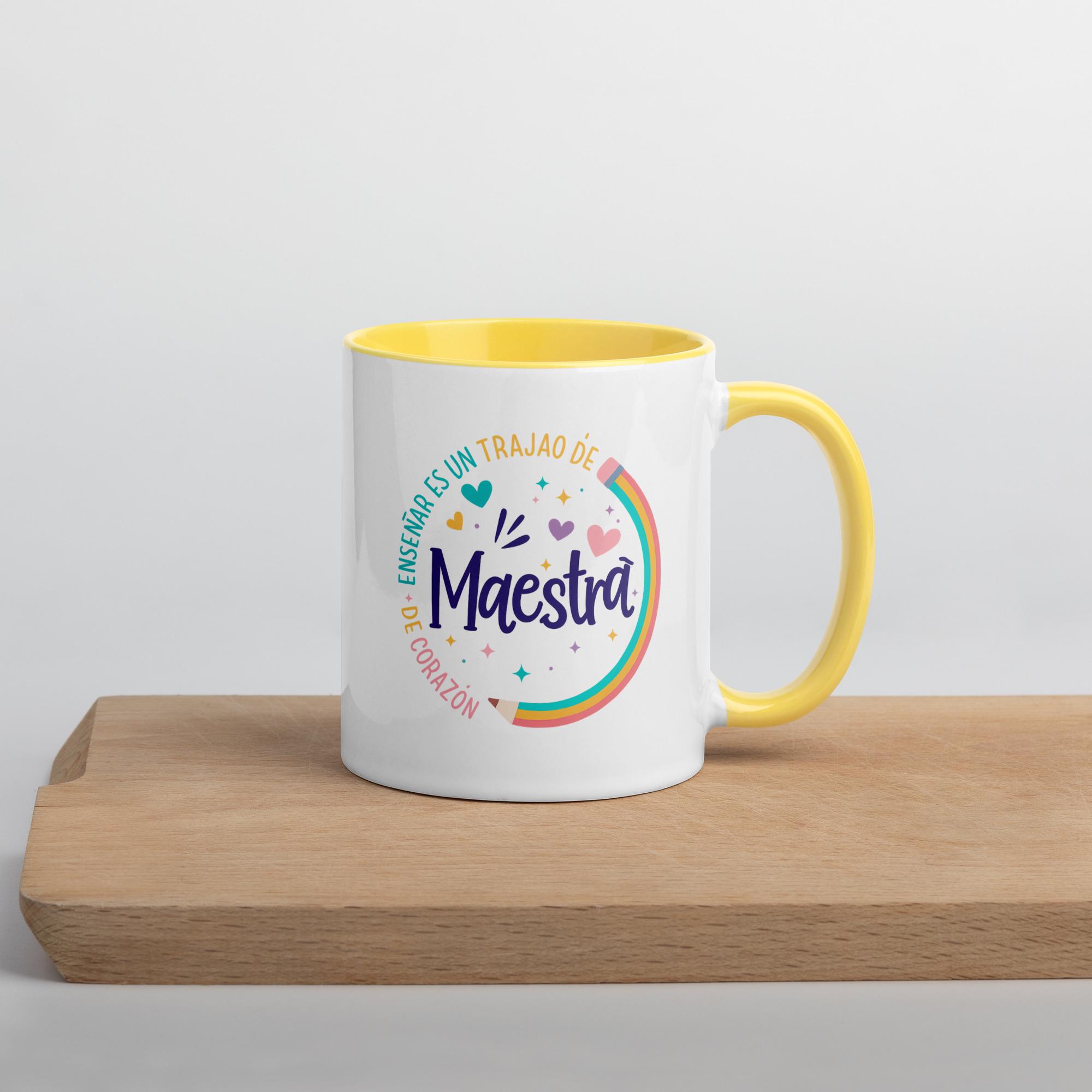 Spanish Teacher Mug: Colorful Design, Heartfelt Gift - Etsy