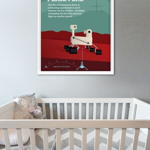 Mars Perseverance Rover Printable Wall Art • Mars Rover Poster • Kids ...