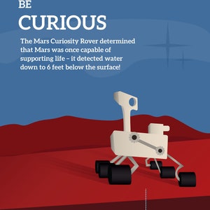 Mars Rovers Outer Space Set of 3 Printable Wall Art - Decorate Your Kid ...