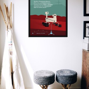 Mars Perseverance Rover Printable Wall Art • Mars Rover Poster • Kids ...