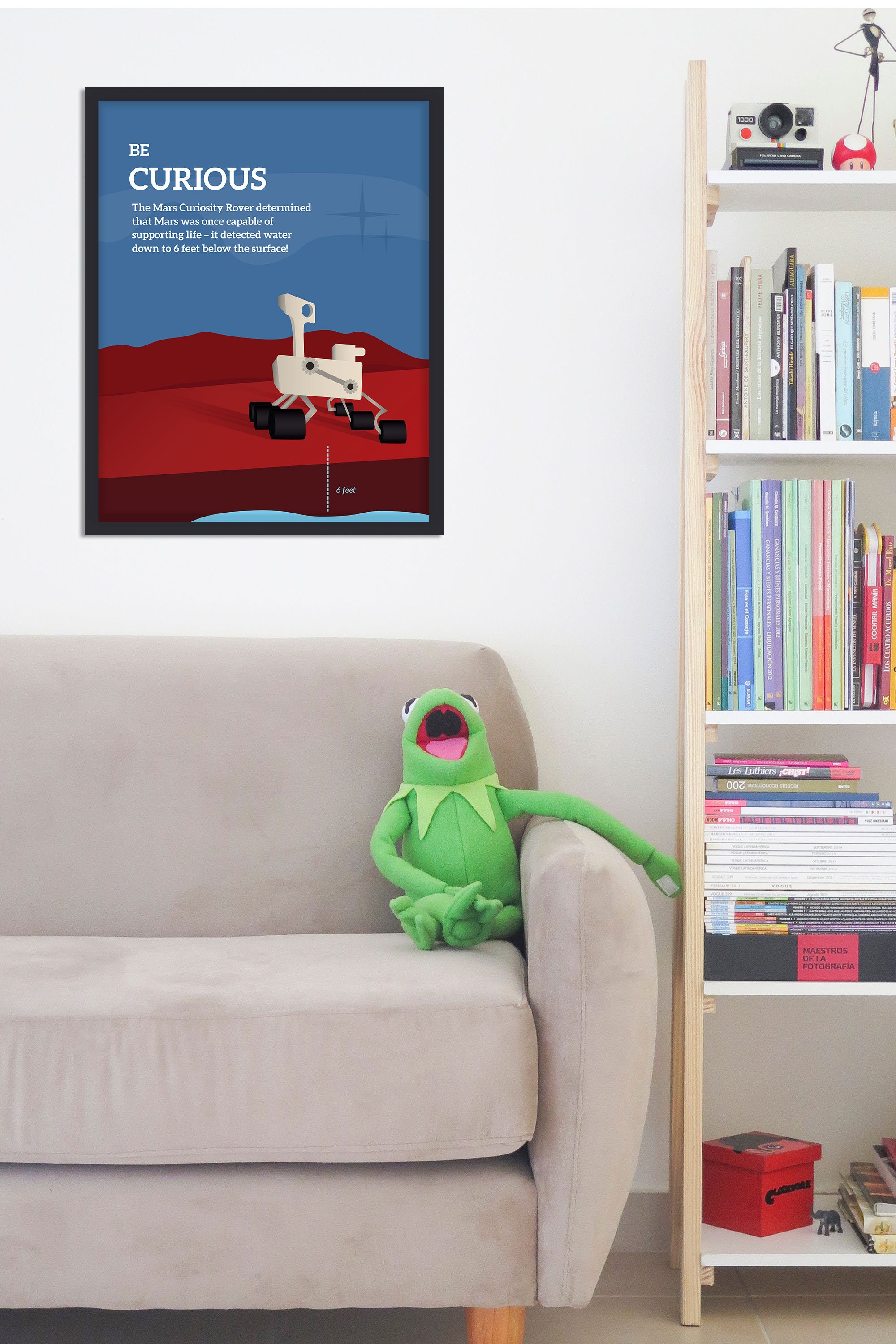 Mars Curiosity Rover Printable Wall Art Decorate Your - Etsy