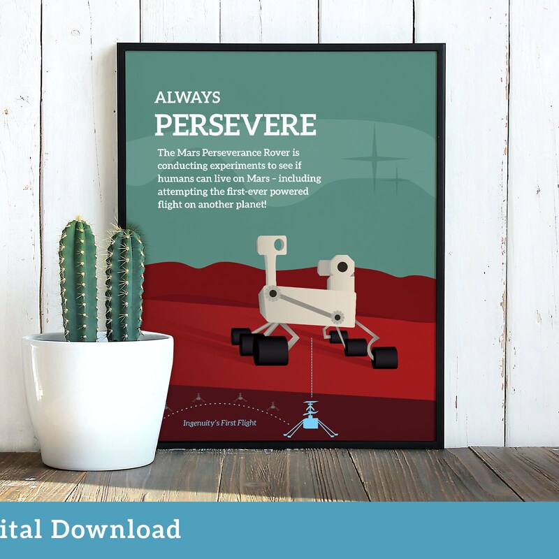 Mars Perseverance - Etsy