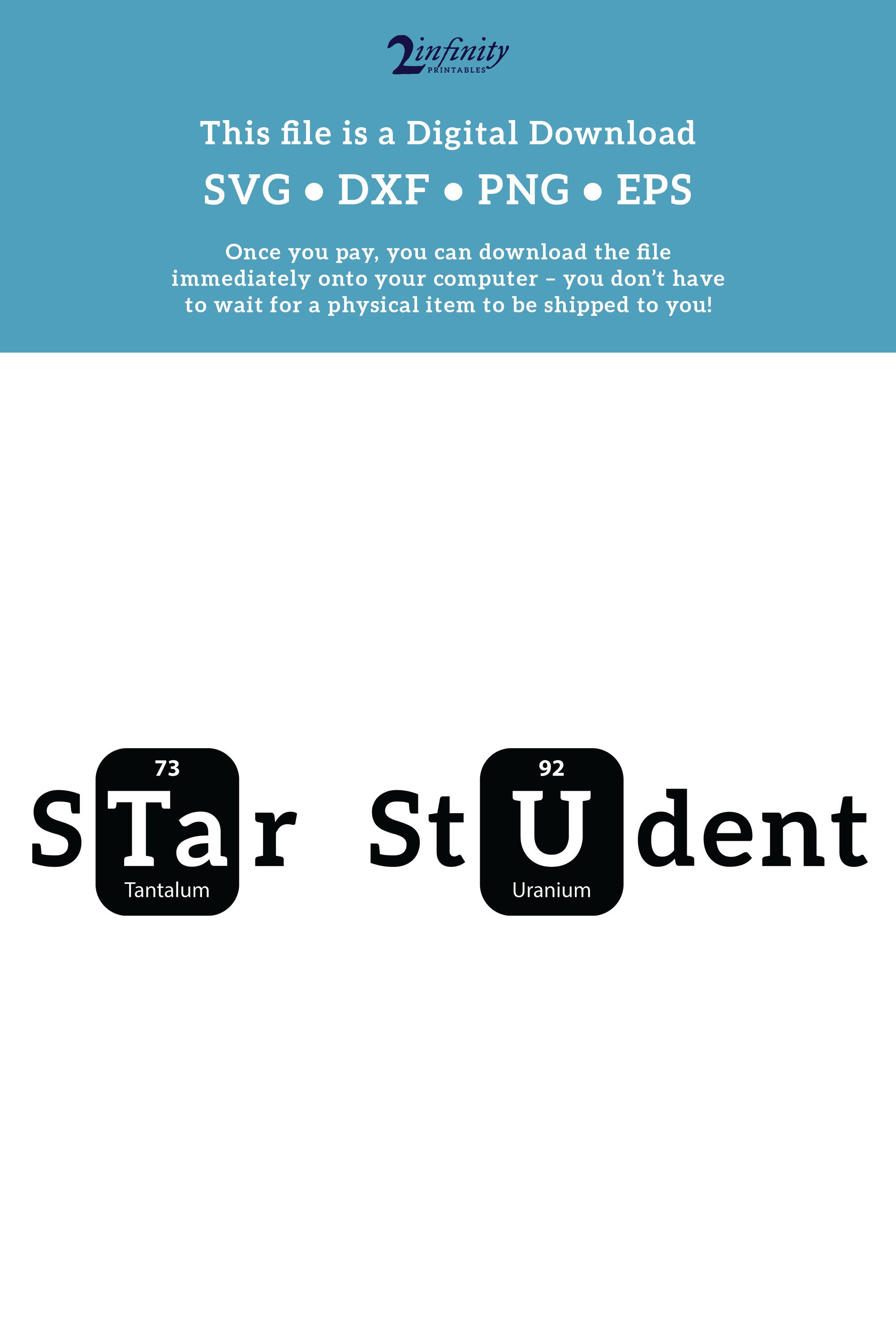 Star Student Svg Science Svg Periodic Table Svg - Etsy