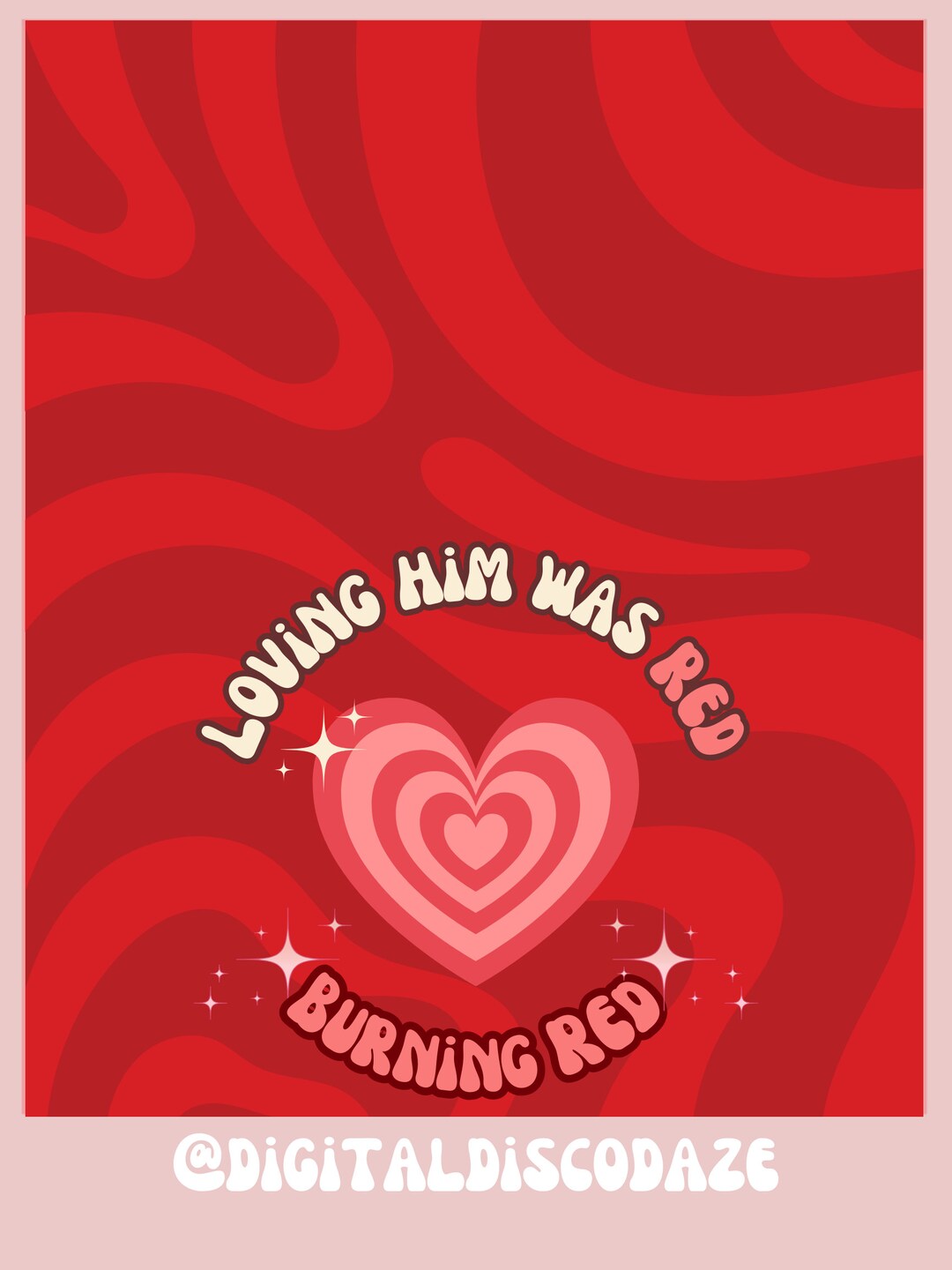 Burning Redtaylor Swift Wallpaper - Etsy