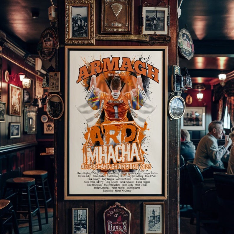 ARMAGH All Ireland Senior Football Champions 2024 Commemorative Poster ...
