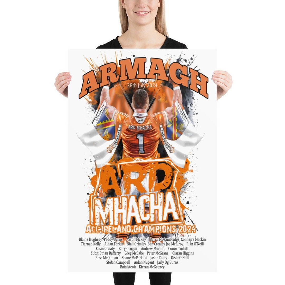 ARMAGH All Ireland Senior Football Champions 2024 Commemorative Poster ...