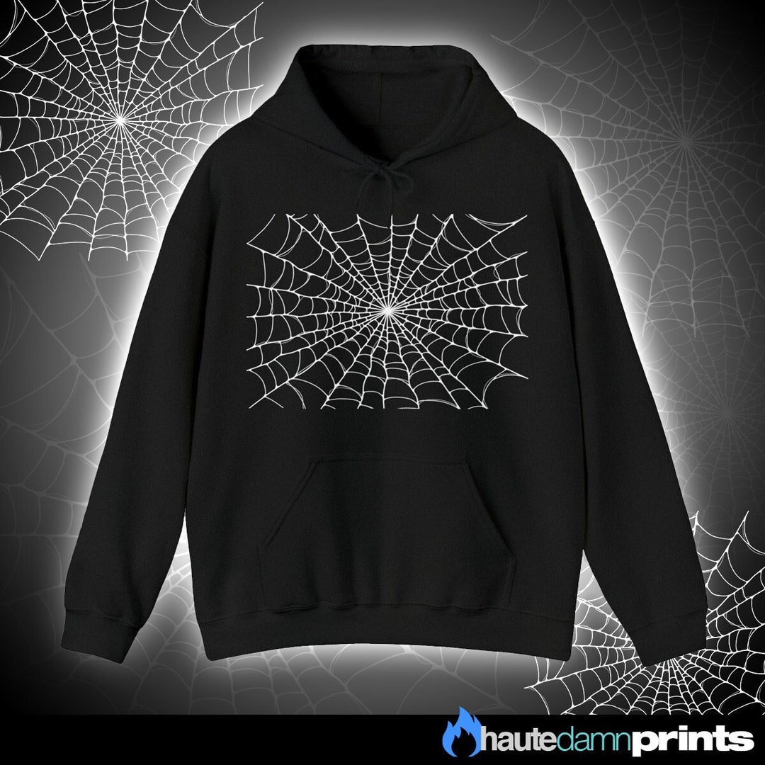 Spider Webs Hoody, Spiderwebs, Spiderwebs Costume Hoodie, Web Pullover ...
