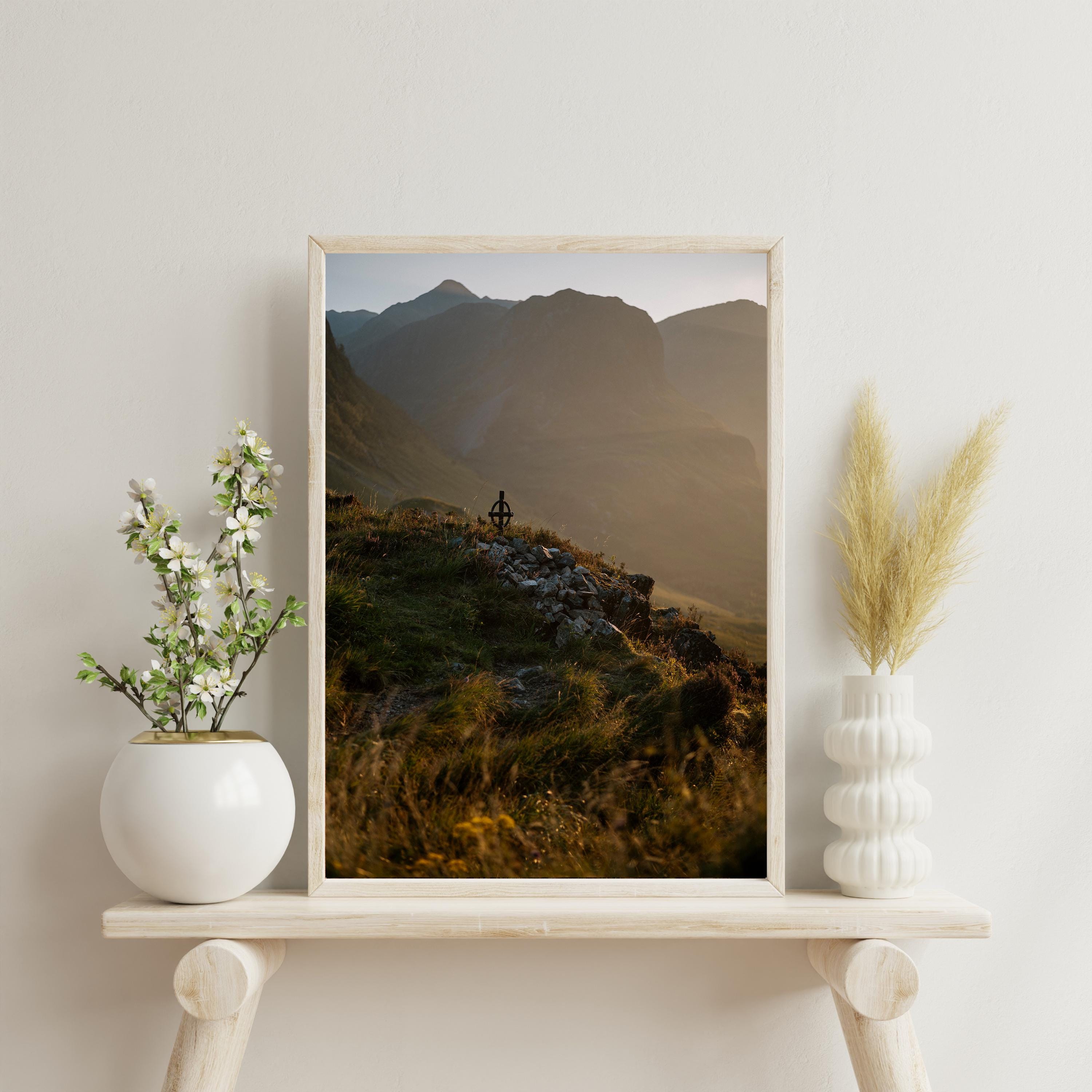 Glencoe, Ralston Cairn Landscape Print - Scottish Highlands - Scotland ...