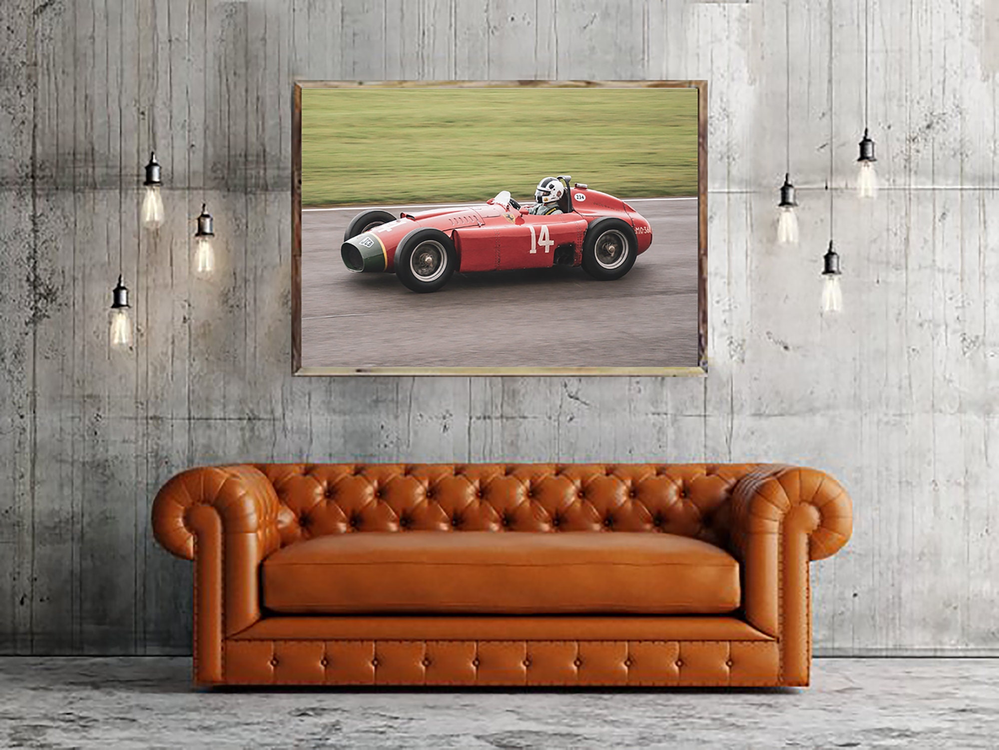 Lancia Ferrari D50A Vintage Race Car Vintage F1 Racing - Etsy España