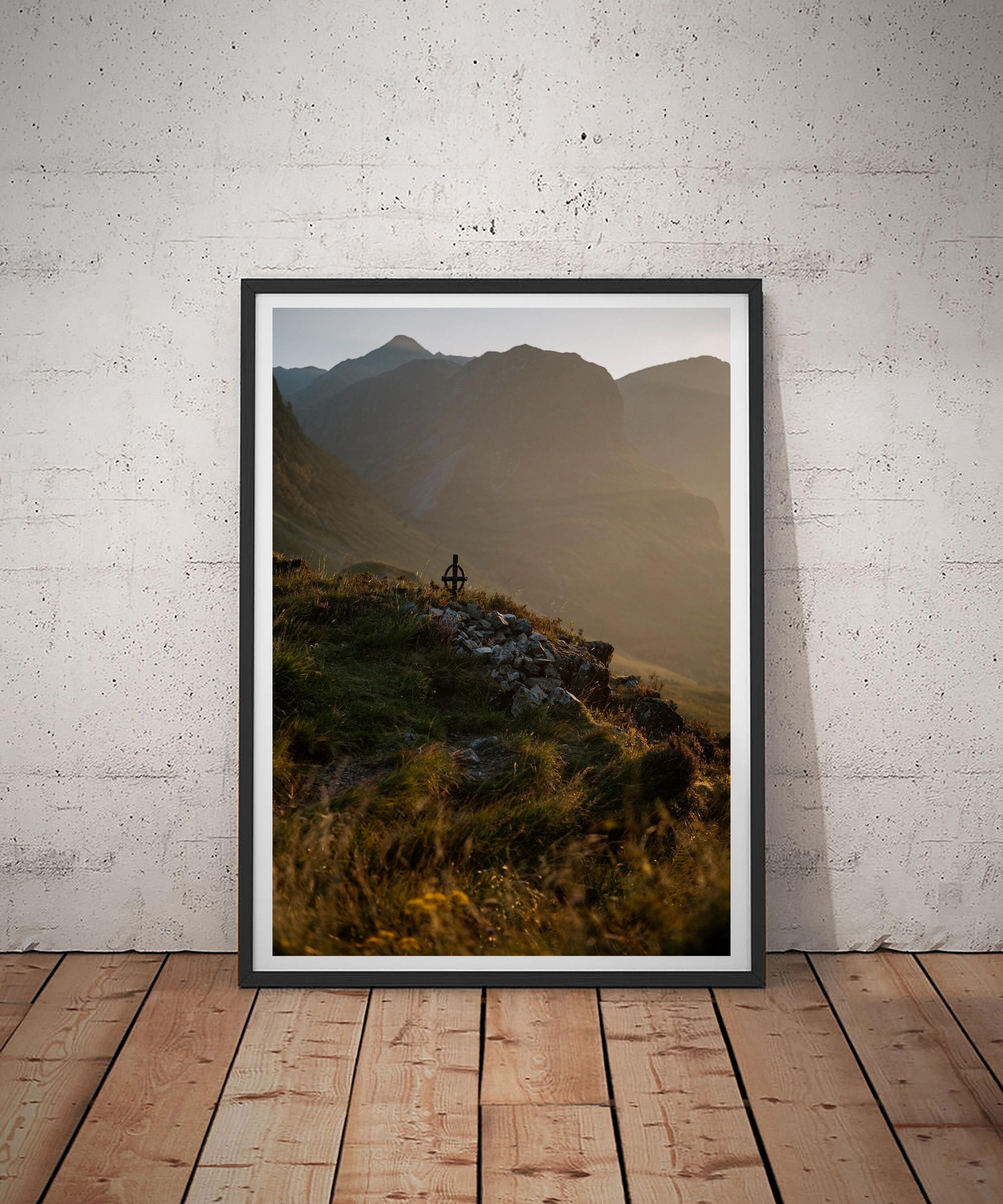 Glencoe, Ralston Cairn Landscape Print - Scottish Highlands - Scotland ...
