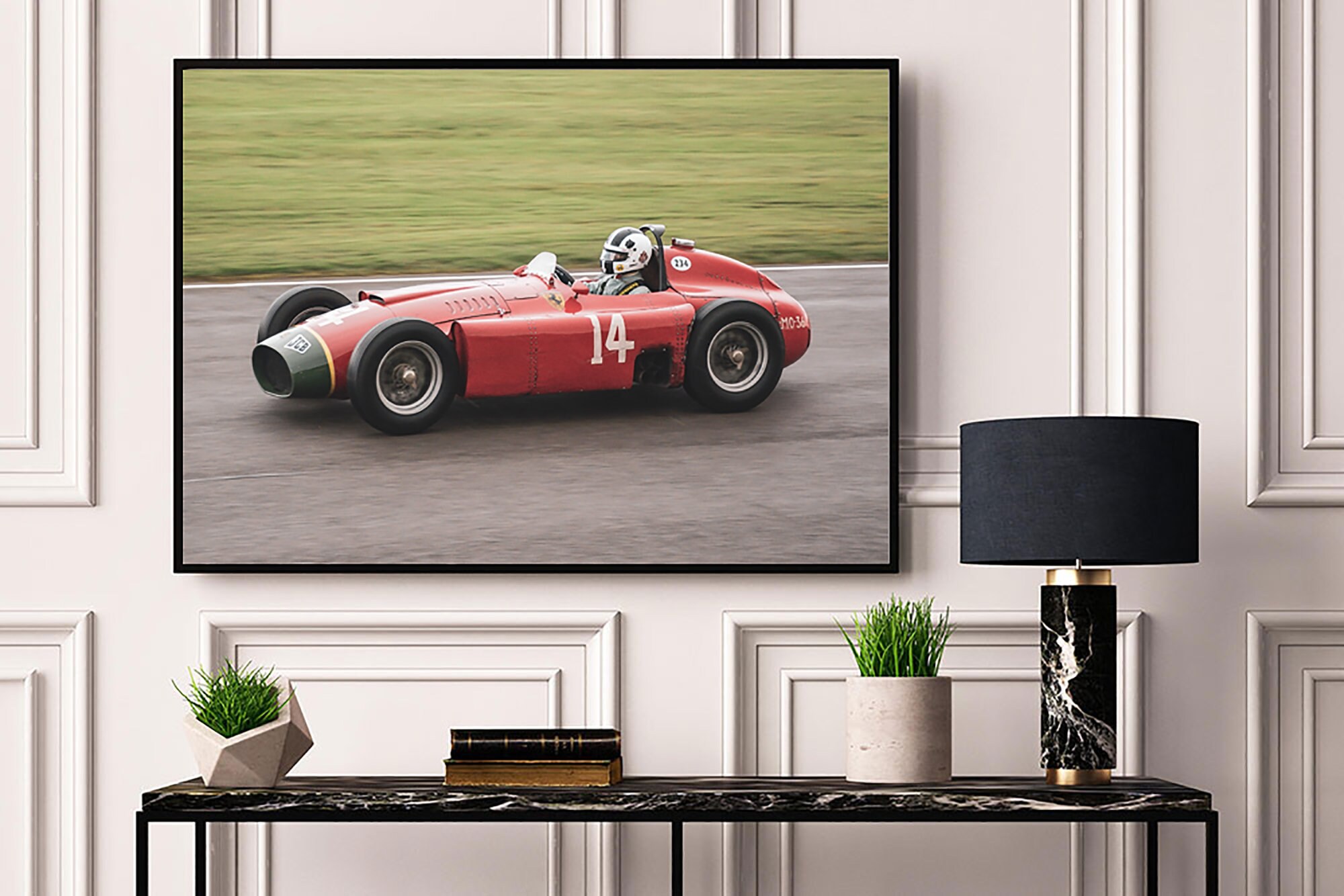 Lancia Ferrari D50A Vintage Race Car Vintage F1 Racing - Etsy España