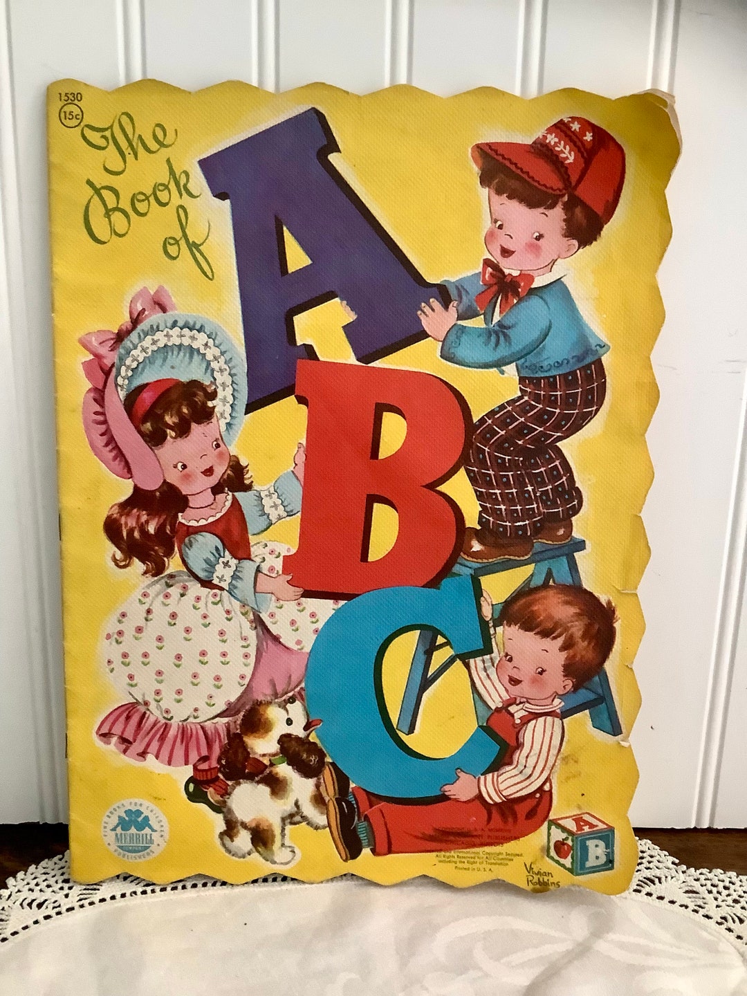 The Book of ABC Merrill Publishing Childrens Book 1948 - Etsy