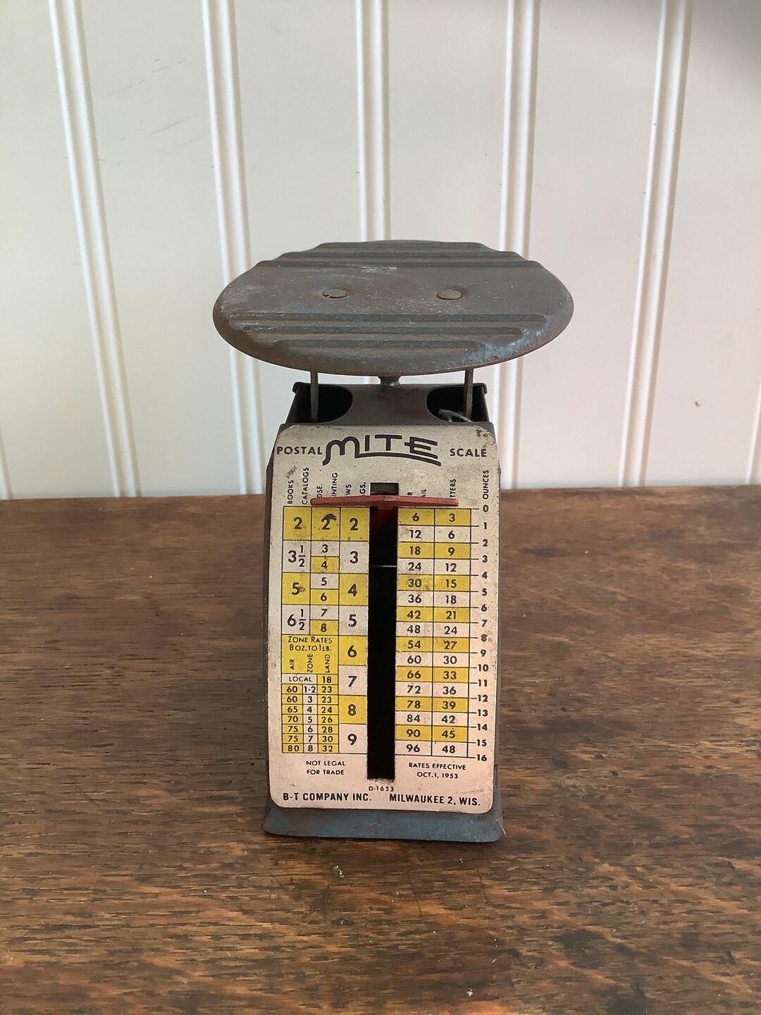 Blue Metal Postal Scale Farmhouse Decor Kitchen - Etsy