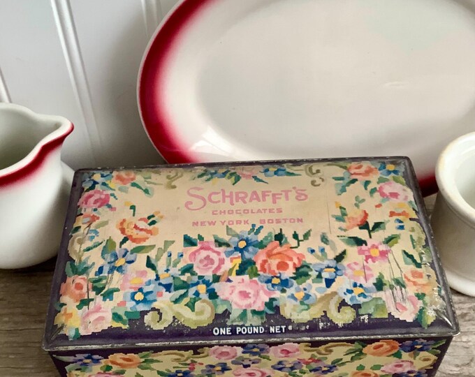 Schrafft’s Chocolate Candy Tin - Etsy