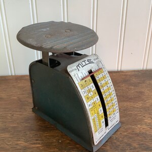 Blue Metal Postal Scale Farmhouse Decor Kitchen - Etsy