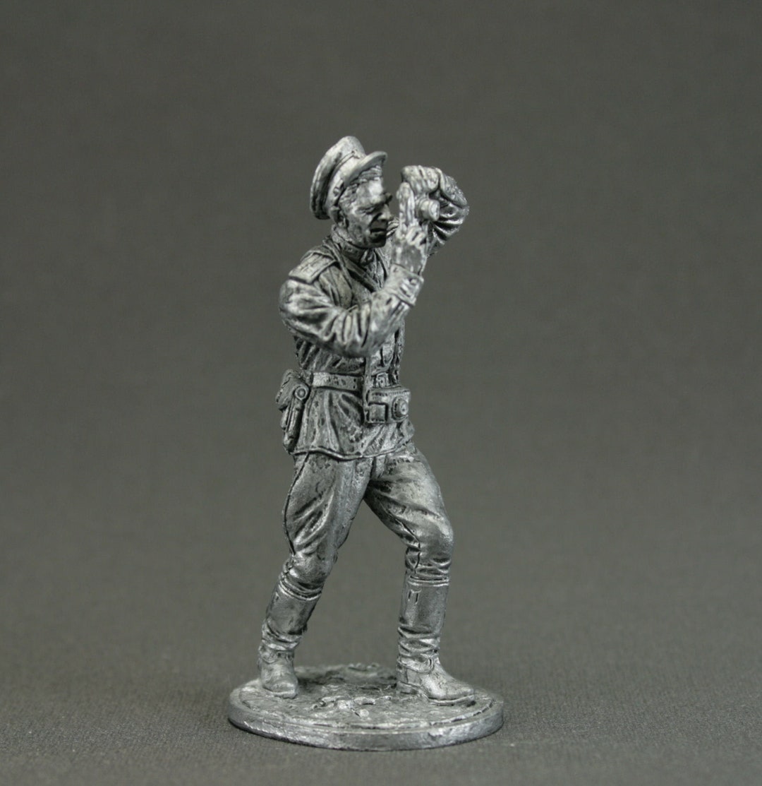Soldat en étain métallique Figurine historique miniature 54 mm Modèle ...