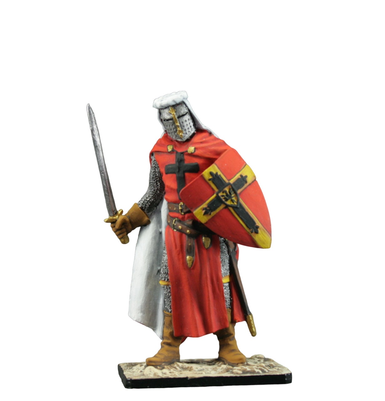 Painted Tin Toy Soldier Historical Miniature 54 Mm Figurine Model Scale ...