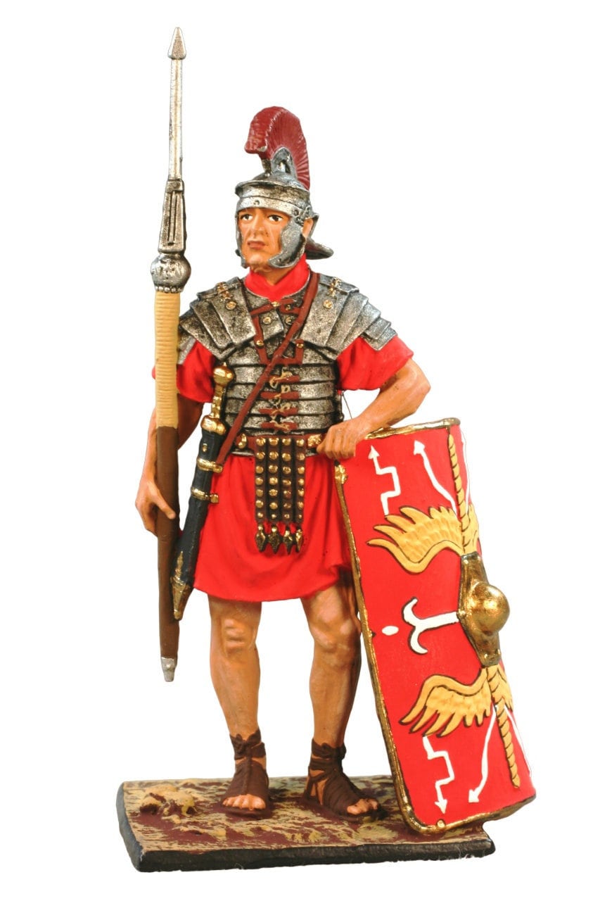 Painted Tin Toy Soldier Historical Miniature 54 Mm Model Scale 1/32 ...