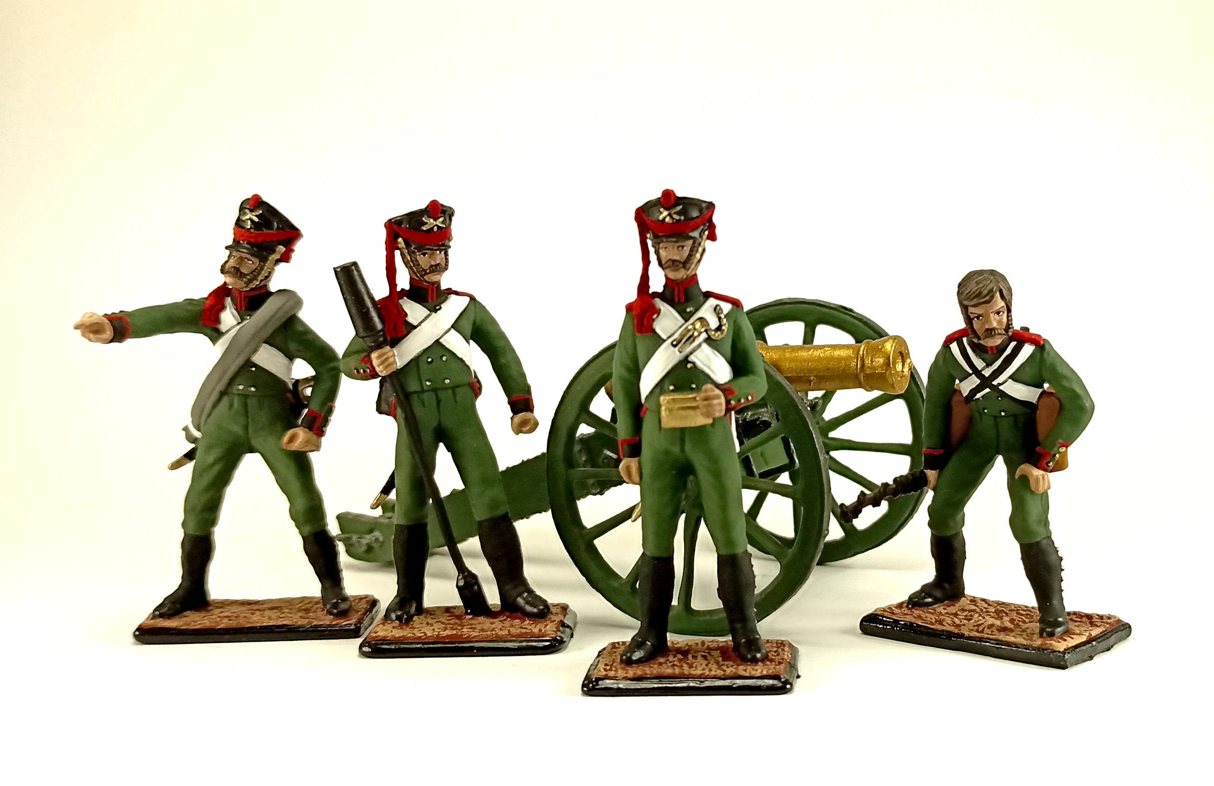 Painted Tin Toy Soldiers 54 Mm Model Scale 1:32 Napoleonic Wars ...