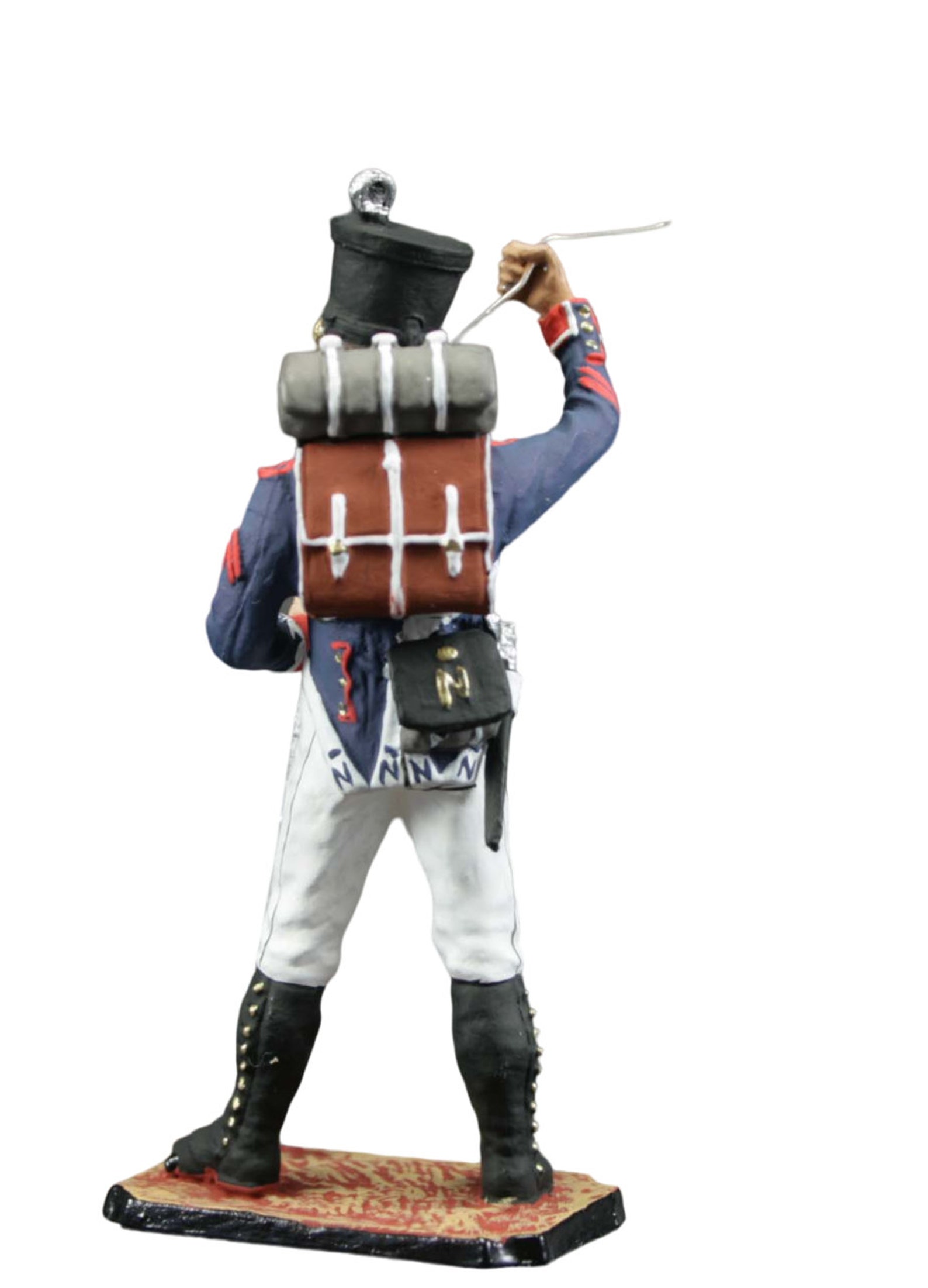 Painted Tin Toy Soldier Historical Miniature 54 Mm Figurine Model Scale ...
