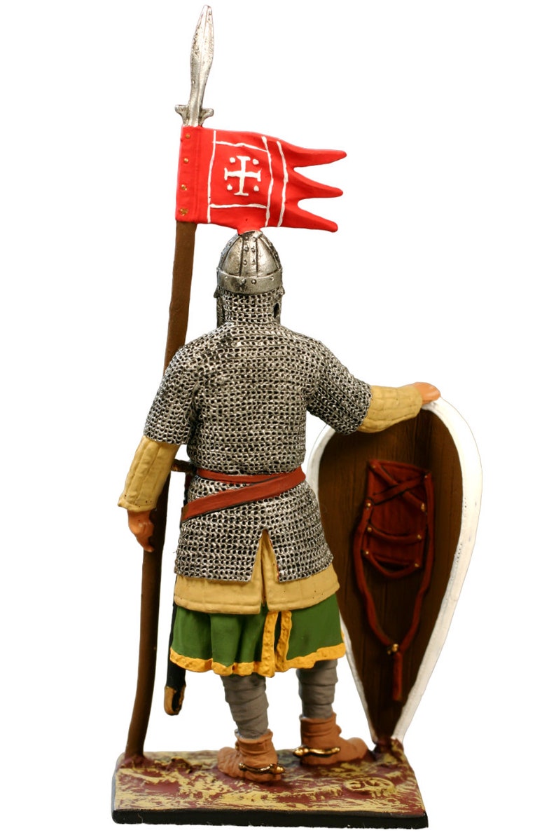 Painted Tin Toy Soldier Historical Miniature 54 Mm Figurine Model Scale ...