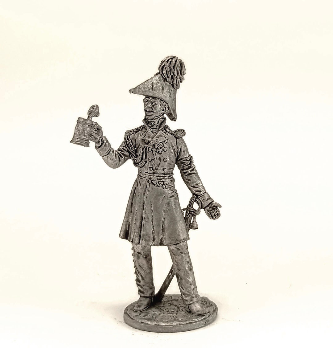 Soldat en étain métallique Figurine historique miniature de 54 mm ...