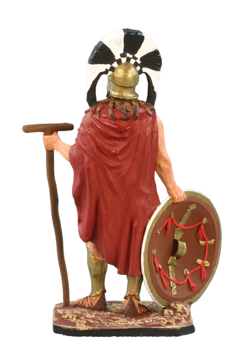 Painted Tin Toy Soldier Historical Miniature 54 Mm Model Scale 1/32 ...