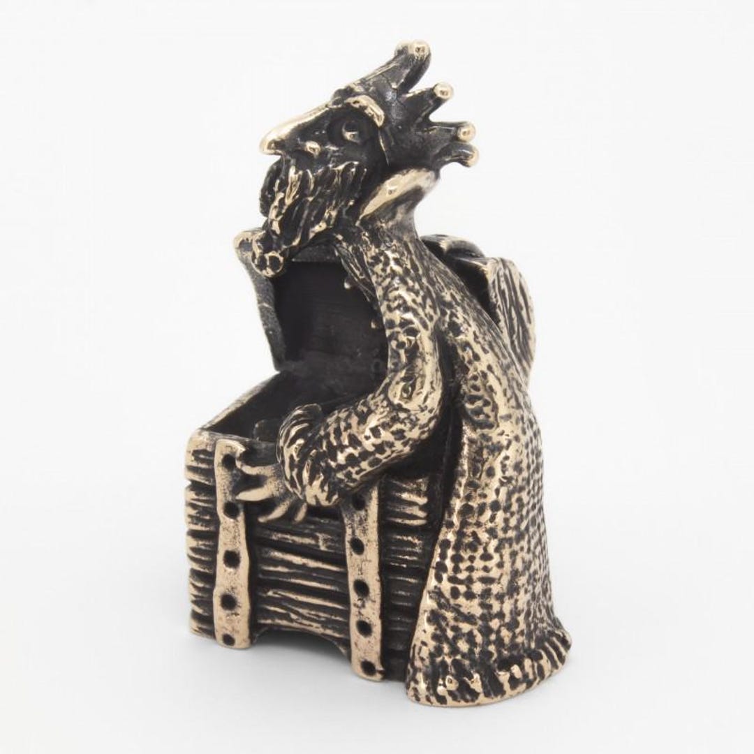 Bronze Thimble Fairy Tale Koschei the Deathless. Handmade Casting ...