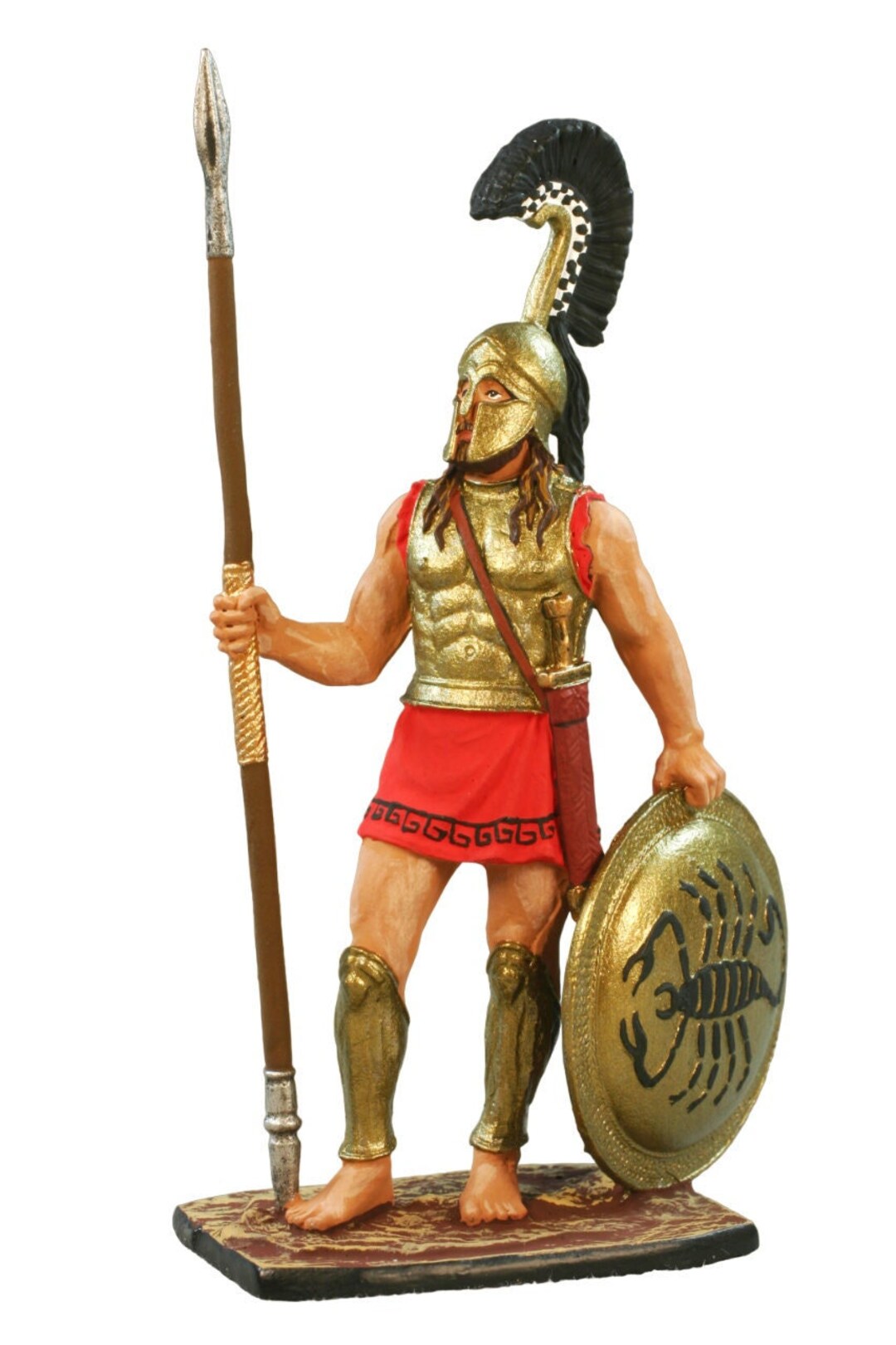 Painted Tin Toy Soldier Historical Miniature 54 Mm Model Scale 1/32 ...