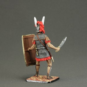 Painted Tin Toy Soldier Historical Miniature 54 Mm Model Scale 1/32 ...