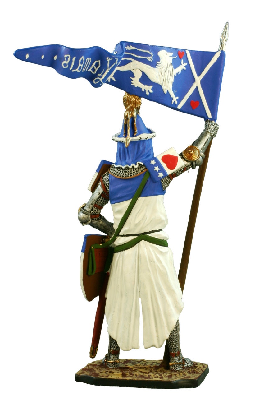 Painted Tin Toy Soldier Historical Miniature 54 Mm Model Scale 1/32 ...