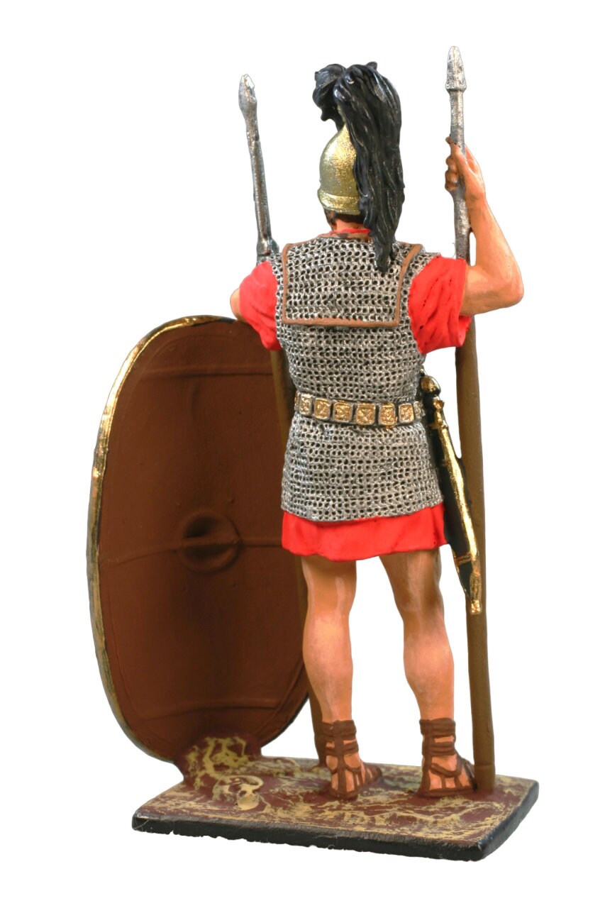 Painted Tin Toy Soldier Historical Miniature 54 Mm Model Scale 1/32 ...