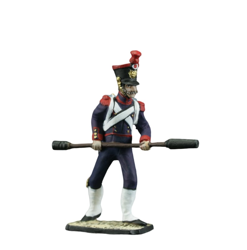 Painted Tin Toy Soldiers 54 Mm Model Scale 1:32 Napoleonic Wars. French ...