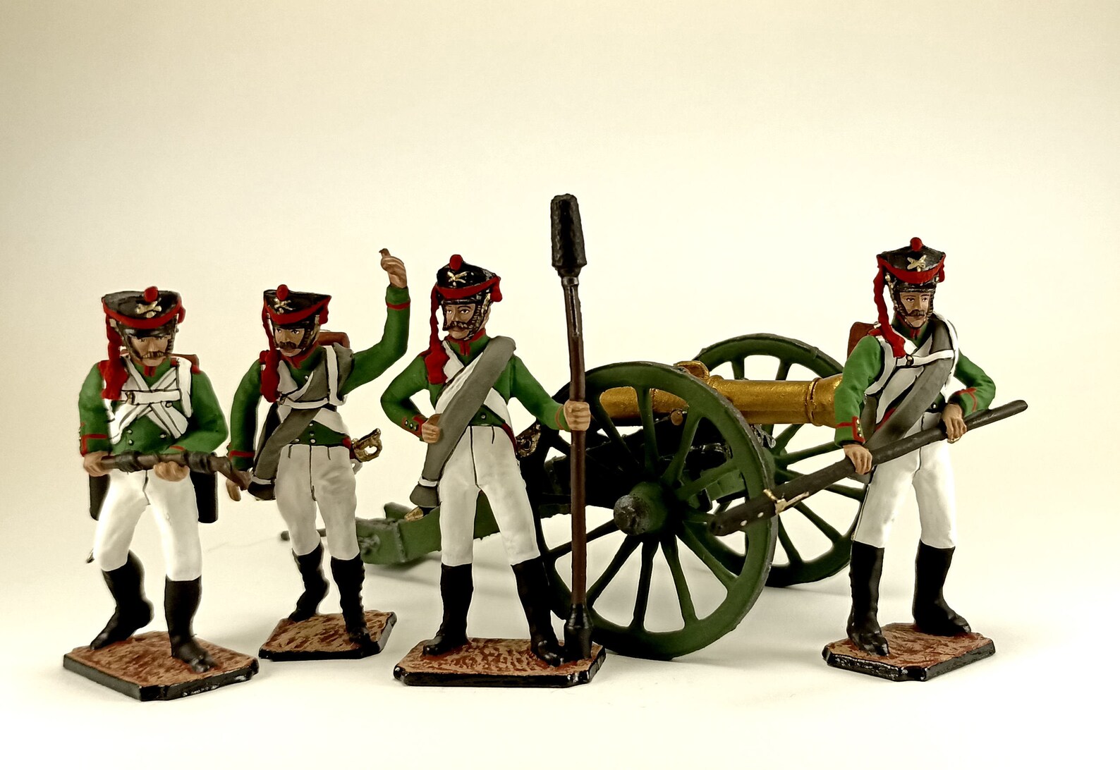 Painted Tin Toy Soldiers 54 Mm Model Scale 1:32 Napoleonic Wars ...