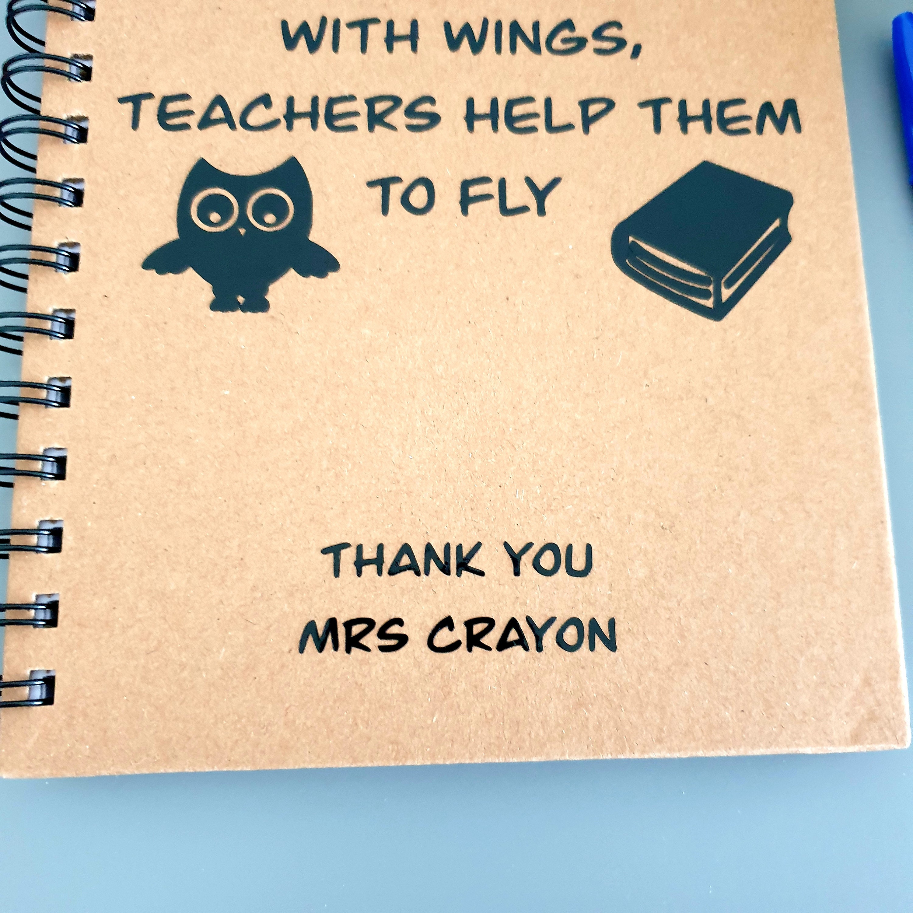 Personalised Teacher Notebook, Practical Gift for Teacher, Children Are ...