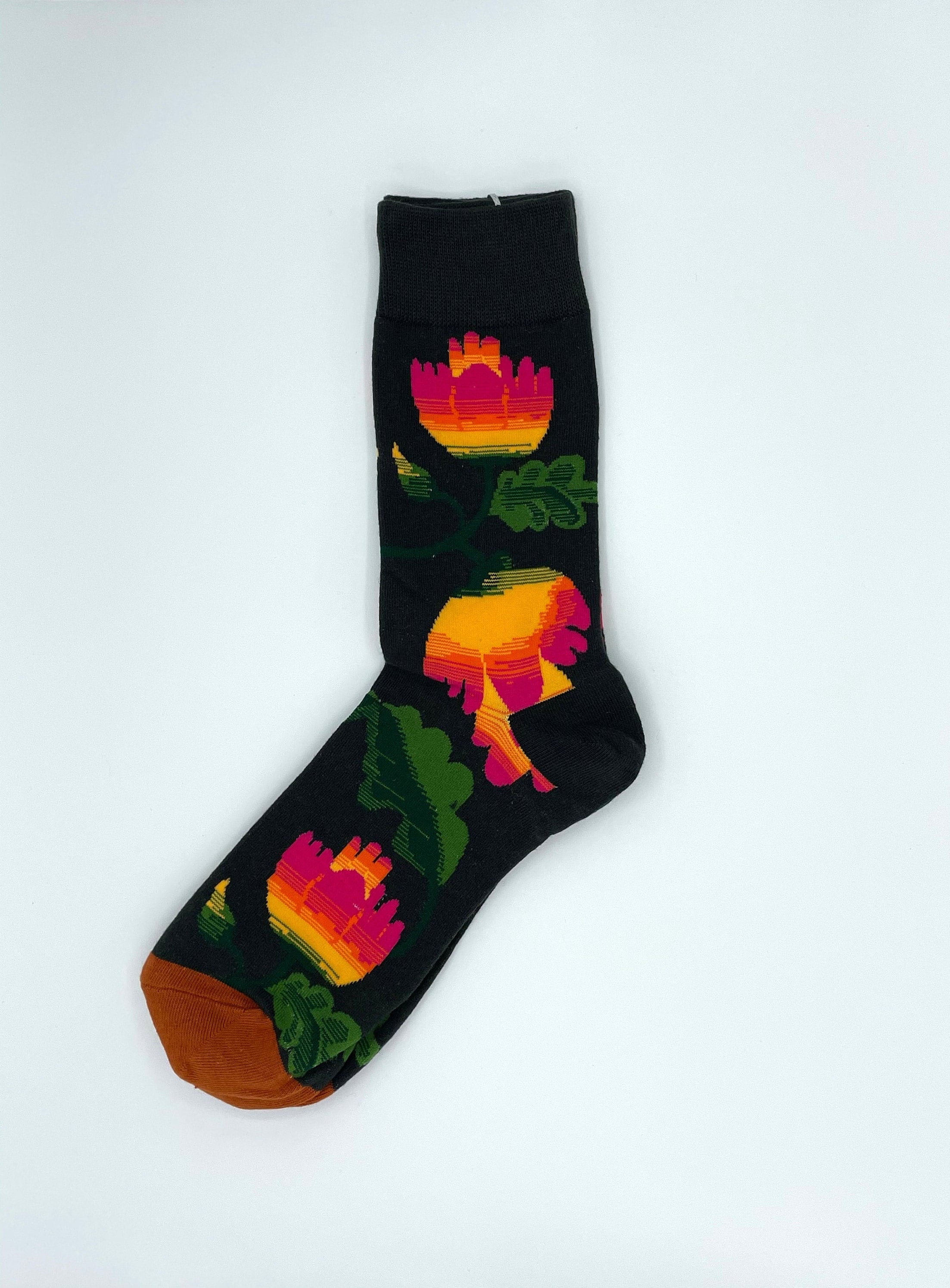 Flower Socks Floral Socks Fun Socks Colorful Socks | Etsy