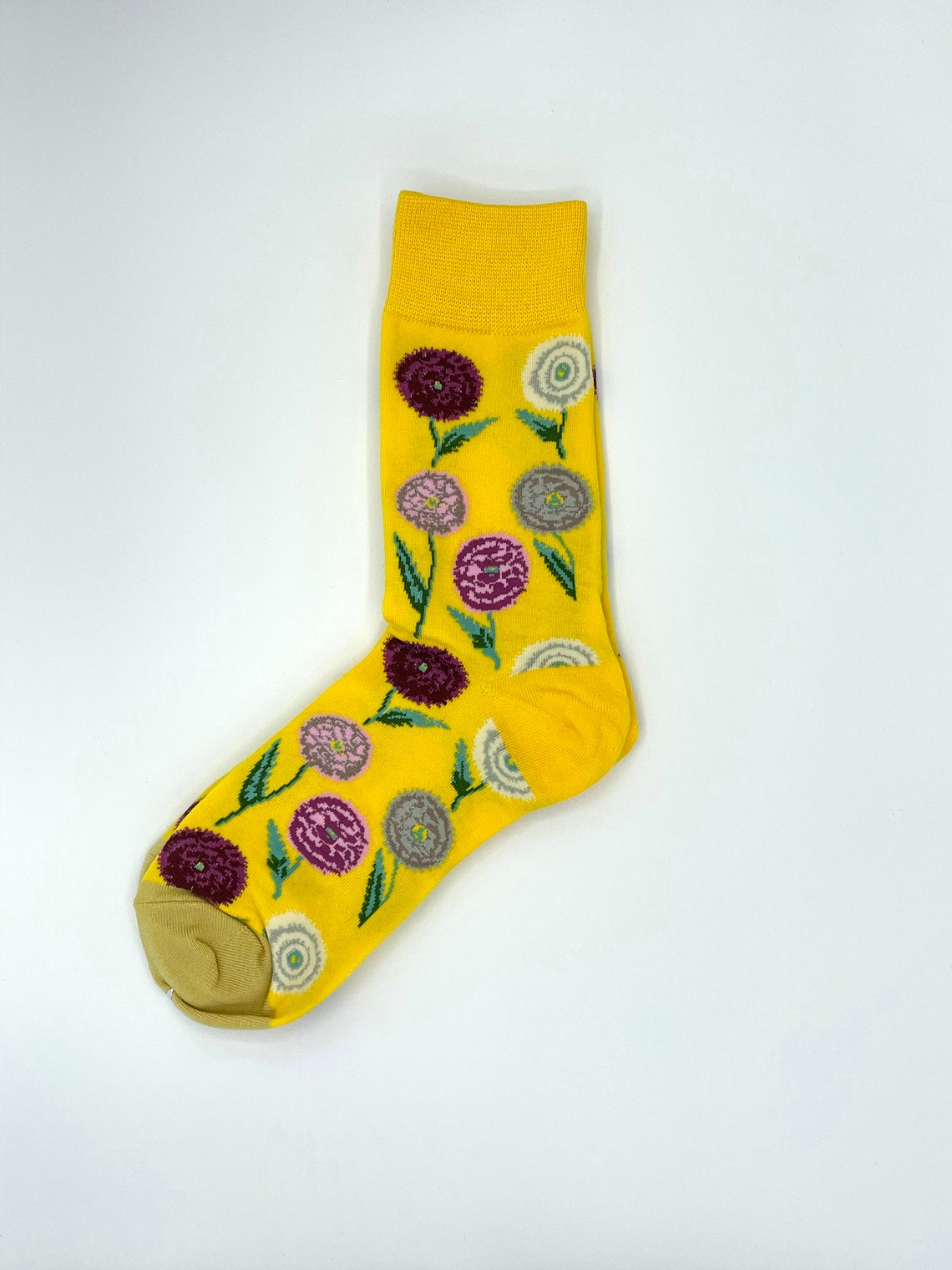 Flower Socks Floral Socks Fun Socks Colorful Socks | Etsy