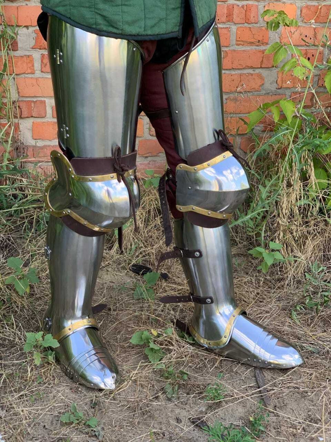 Medieval Leg Combat Armor Set SCA LARP Steel Protection Leg - Etsy Canada