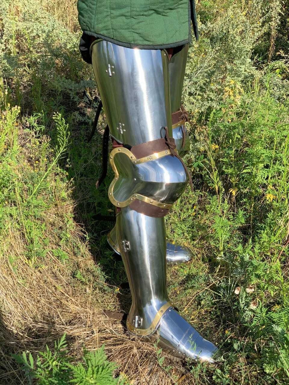 Medieval Leg Combat Armor Set SCA LARP Steel Protection Leg - Etsy Canada