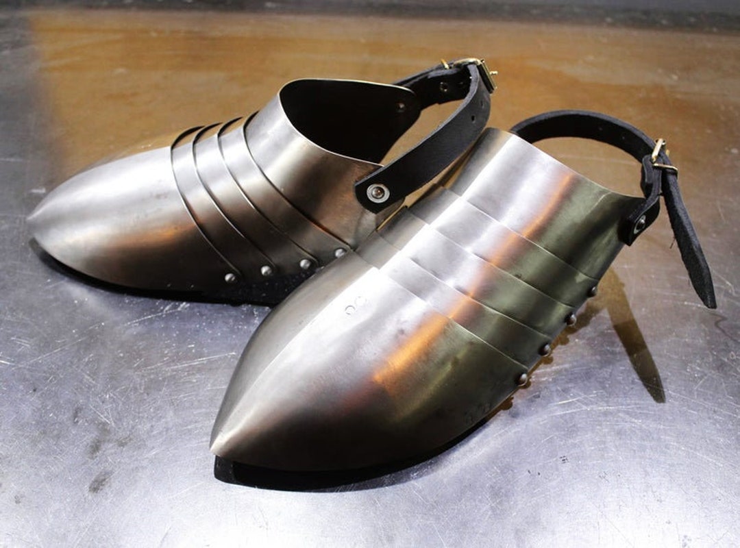 Knight Shoe Armormedieval Combatfunctional Long Sabatons - Etsy