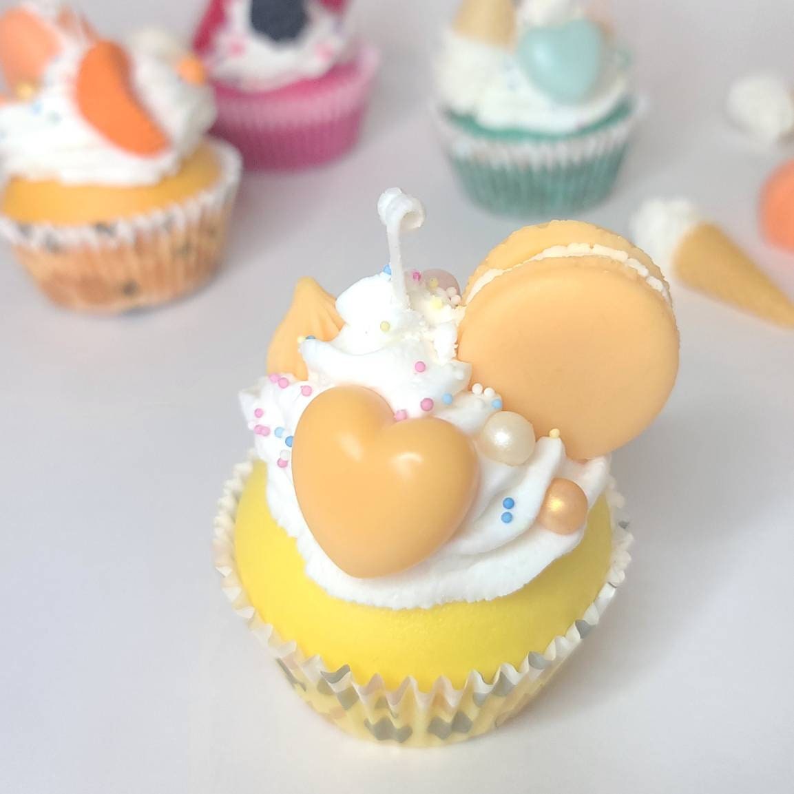 Cupcake Candles Set of 4 - Etsy