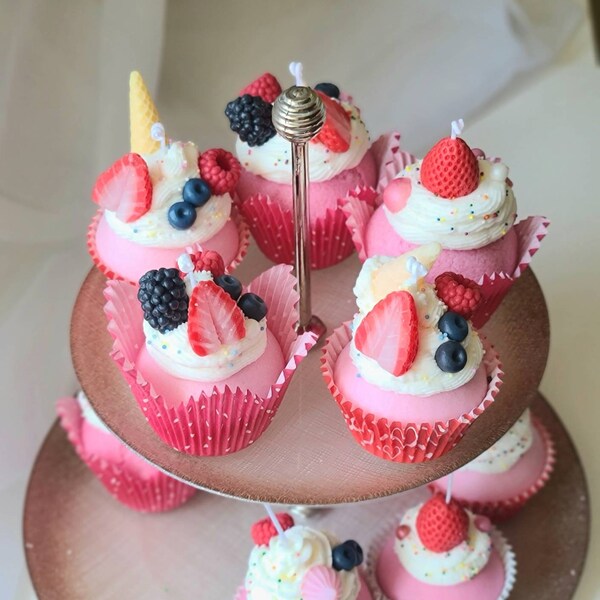 Cupcake Candle - Etsy