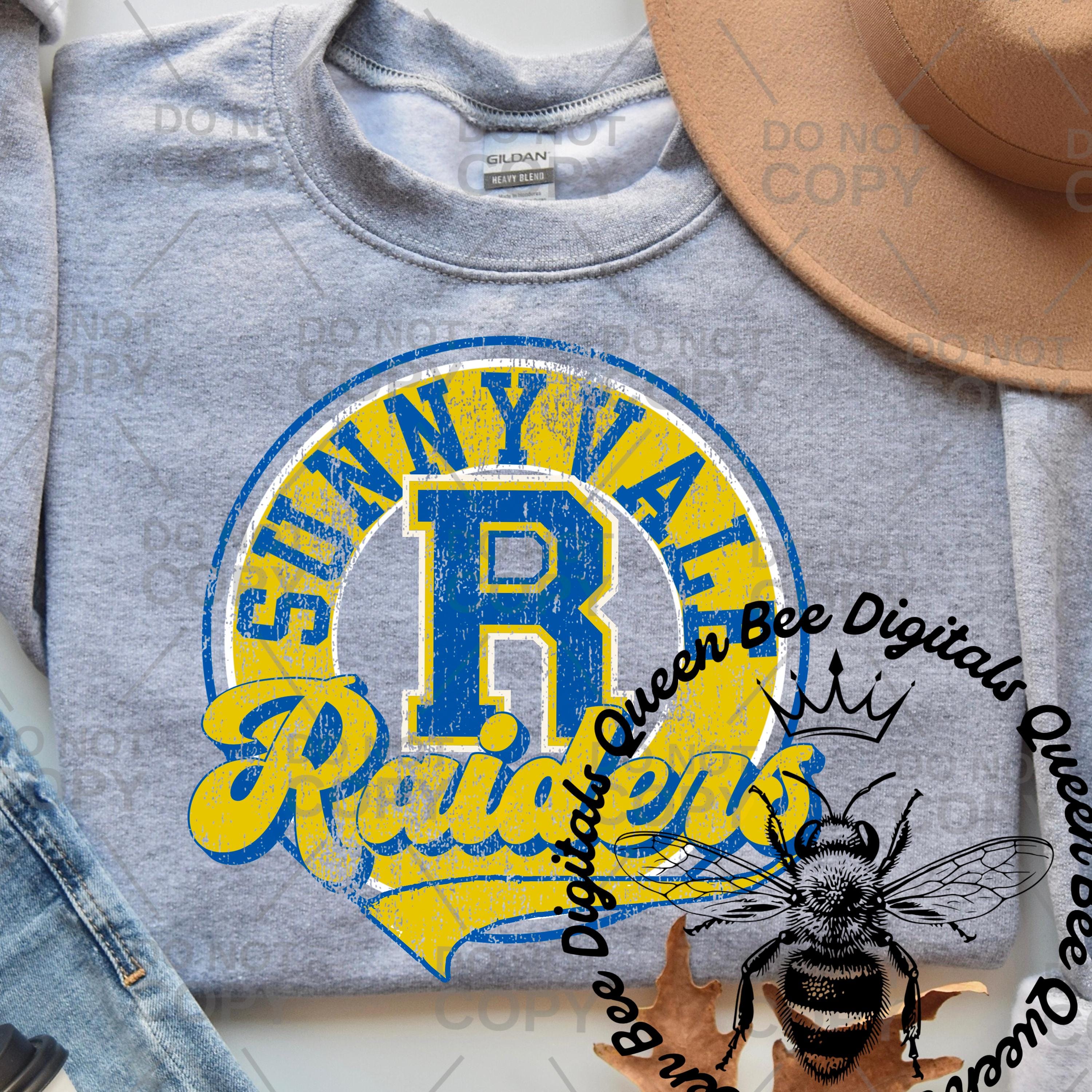 Custom Distressed Retro School Mascot Spirit Wear Sublimation PNG ...