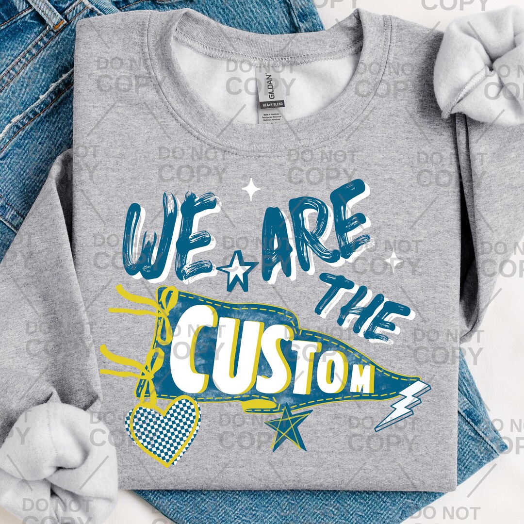 Custom Retro School Spirit PNG: Distressed Team Design (digital ...