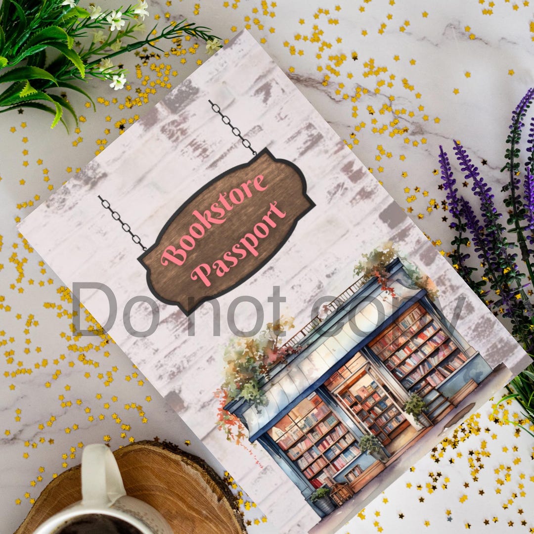 Bookstore Passport: Literary Travel Journal for Book Lovers - Etsy