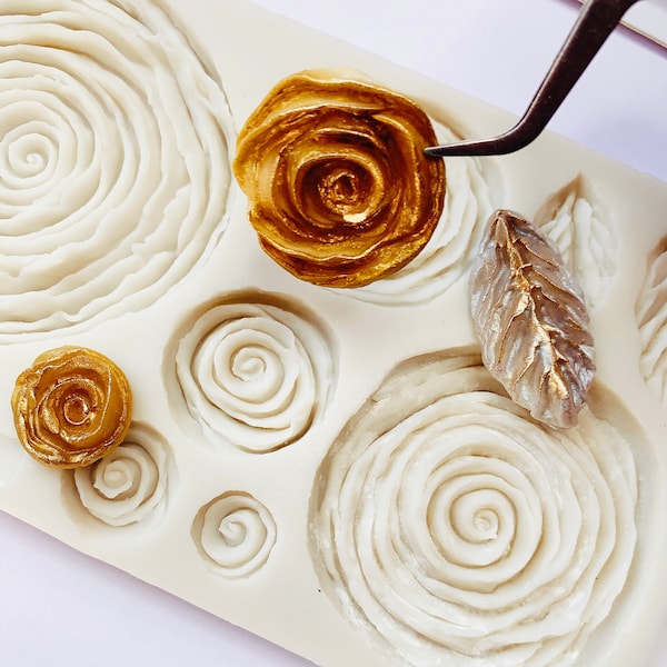 Rose Mold - Etsy