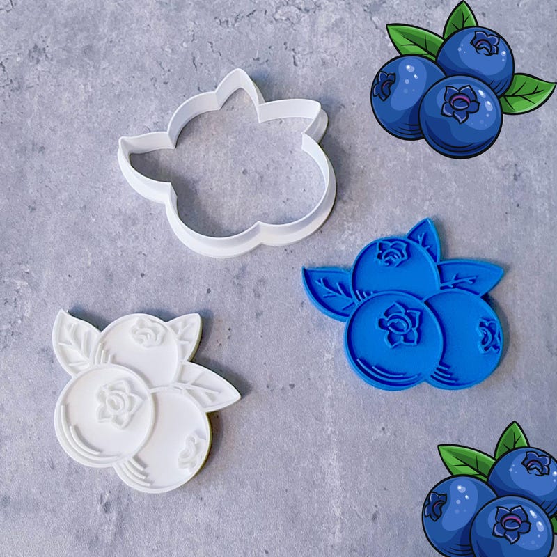 Blueberry Cookies - Etsy
