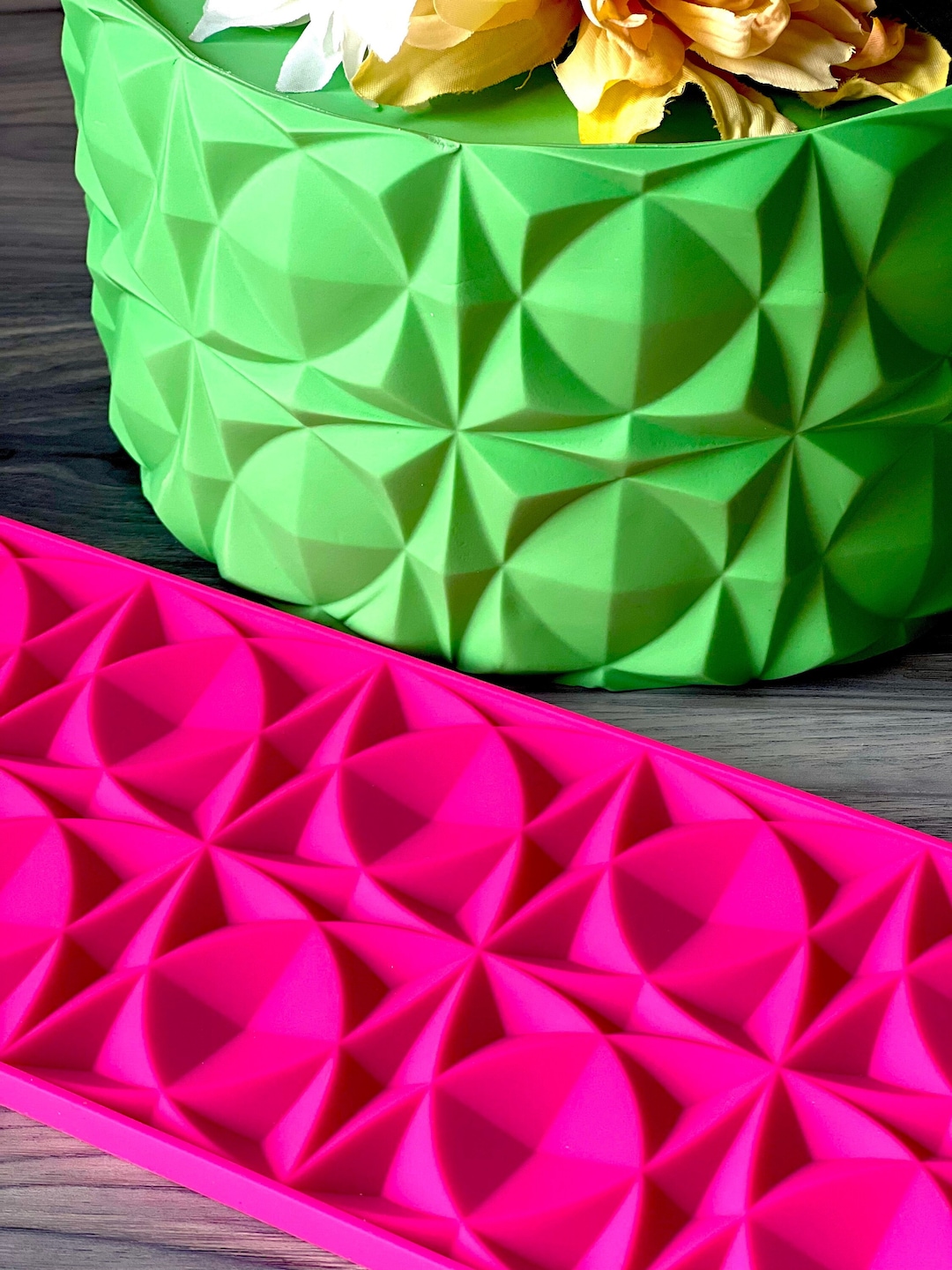 Origami Design Silicone Cake Mold – Symmetry Sheet - Etsy