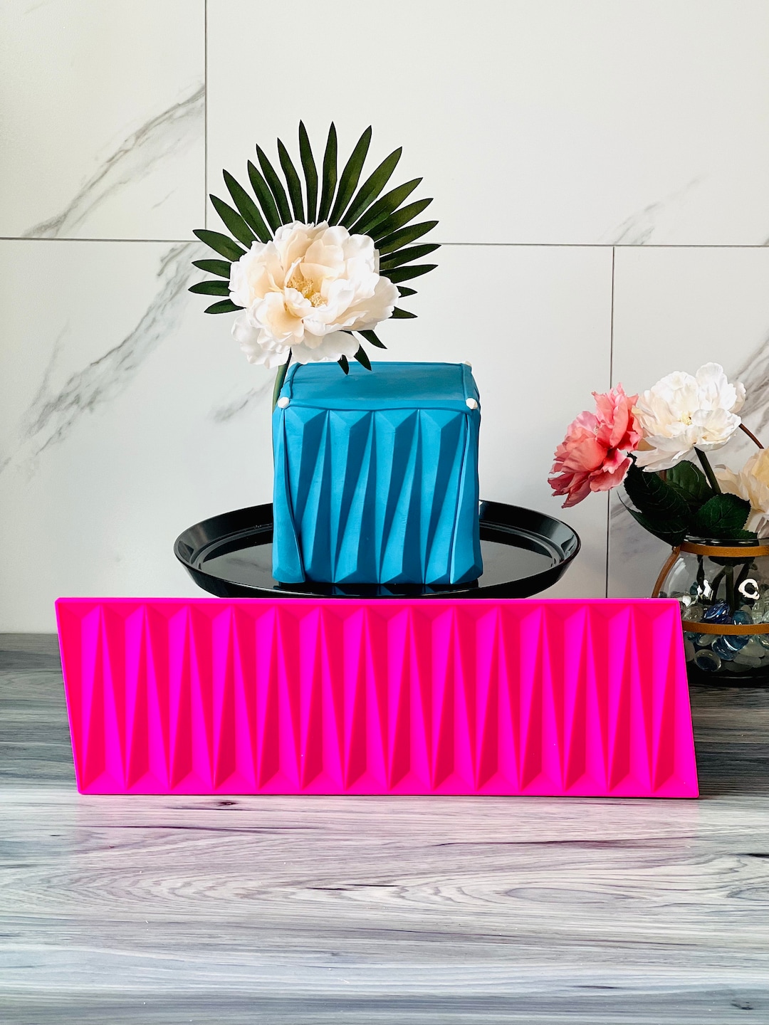 Origami Cake Silicone Mold – 15.25" Long Decoration Sheet - Etsy
